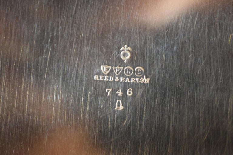 Pair of Fine Reed and Barton Silver Plate Candelabra at 1stDibs