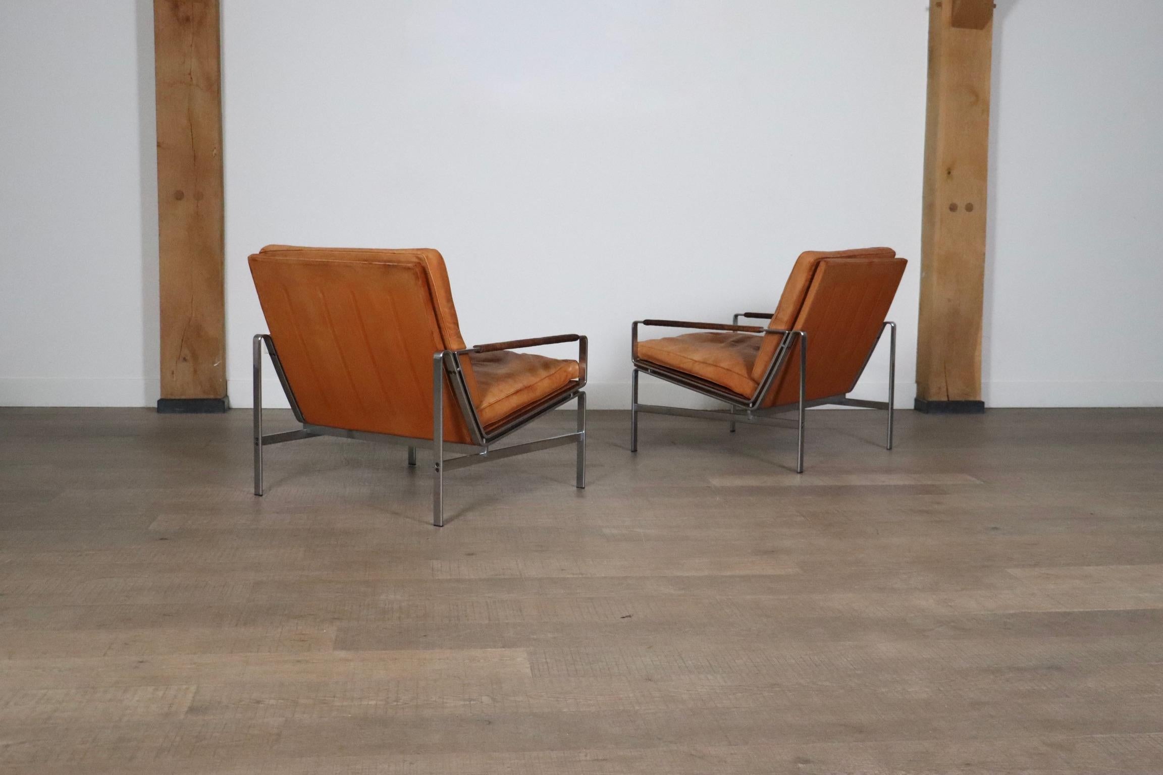Pair Of FK6720 Lounge Chairs By Fabricius and Kastholm For Kill ...