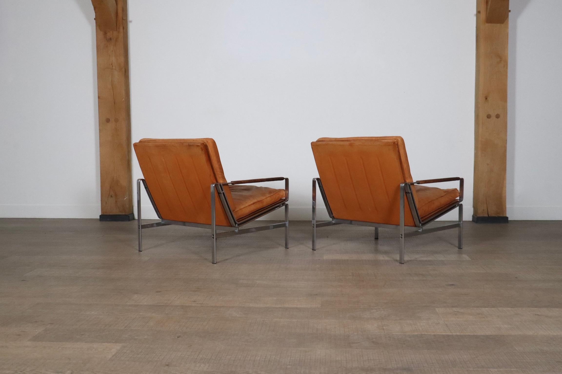 Pair Of FK6720 Lounge Chairs By Fabricius and Kastholm For Kill ...