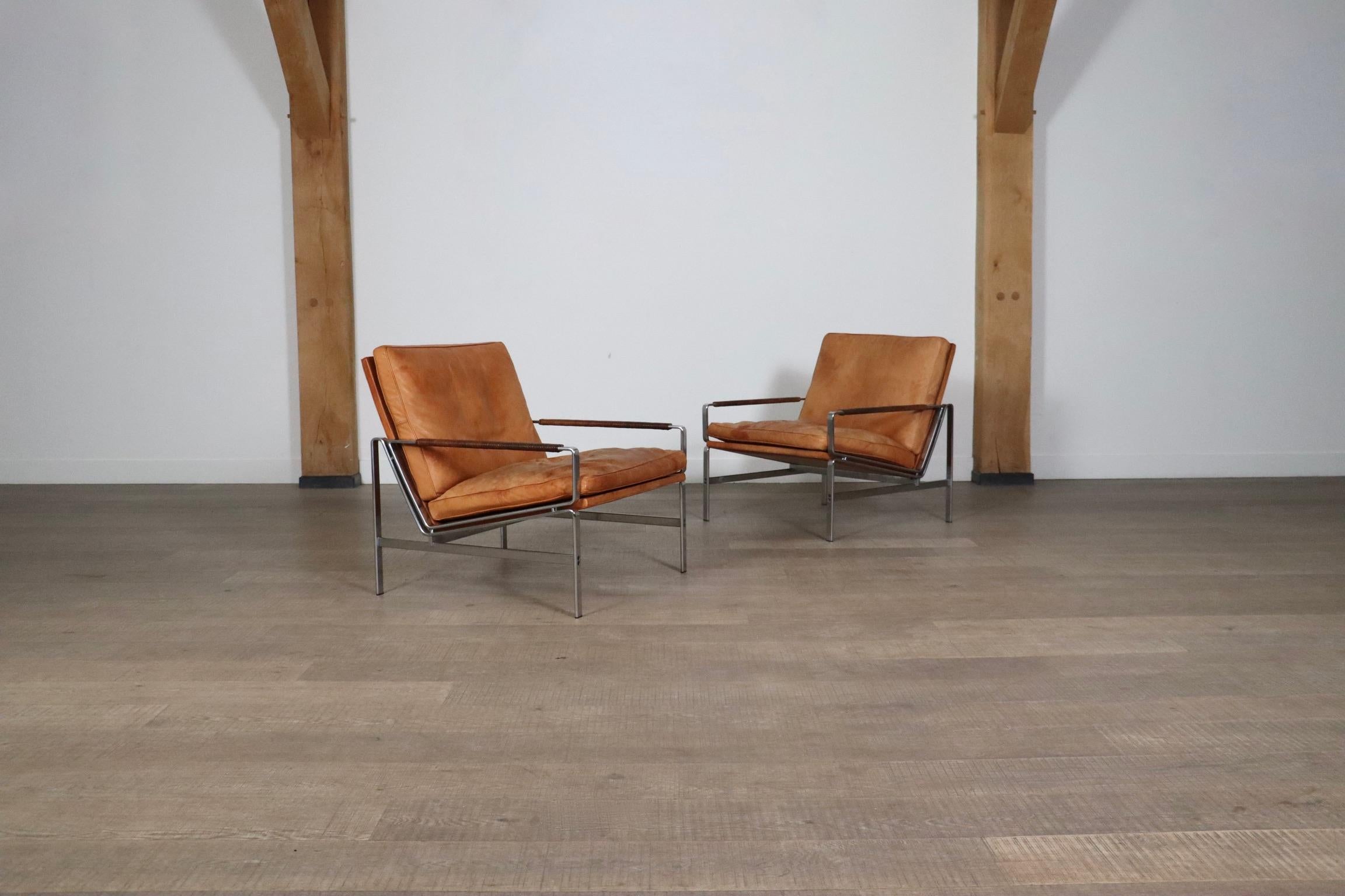 Pair Of FK6720 Lounge Chairs By Fabricius and Kastholm For Kill ...