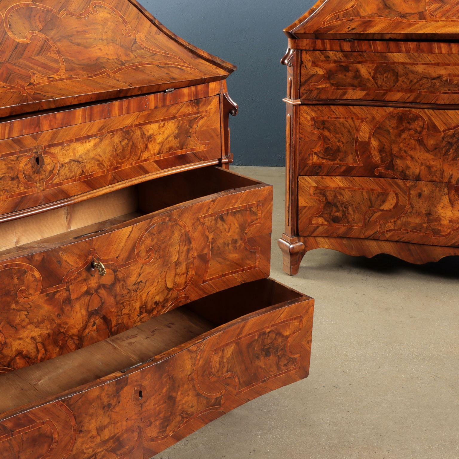 Pair of flaps Lombard manufacture third quarter of the 18th century For ...