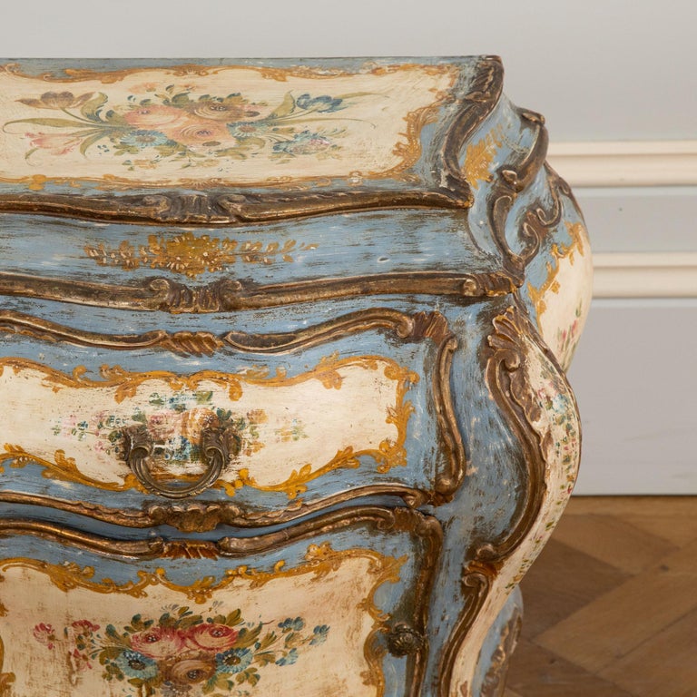 Pair of Florentine Rococo Bedside Tables 'Night Stands' For Sale at 1stDibs