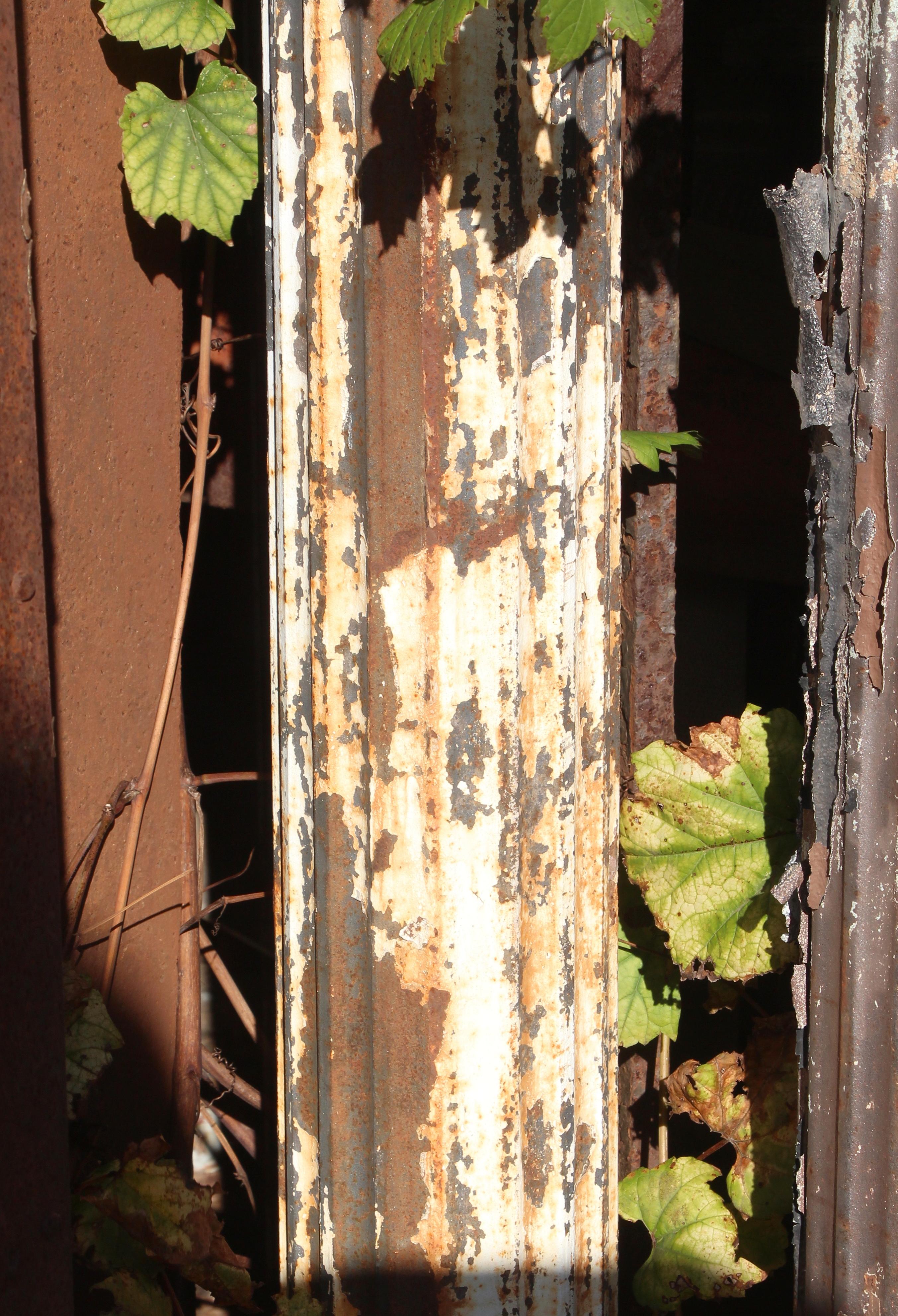 Pair of Fluted White Structural Cast Iron Columns Corinthian, Early ...