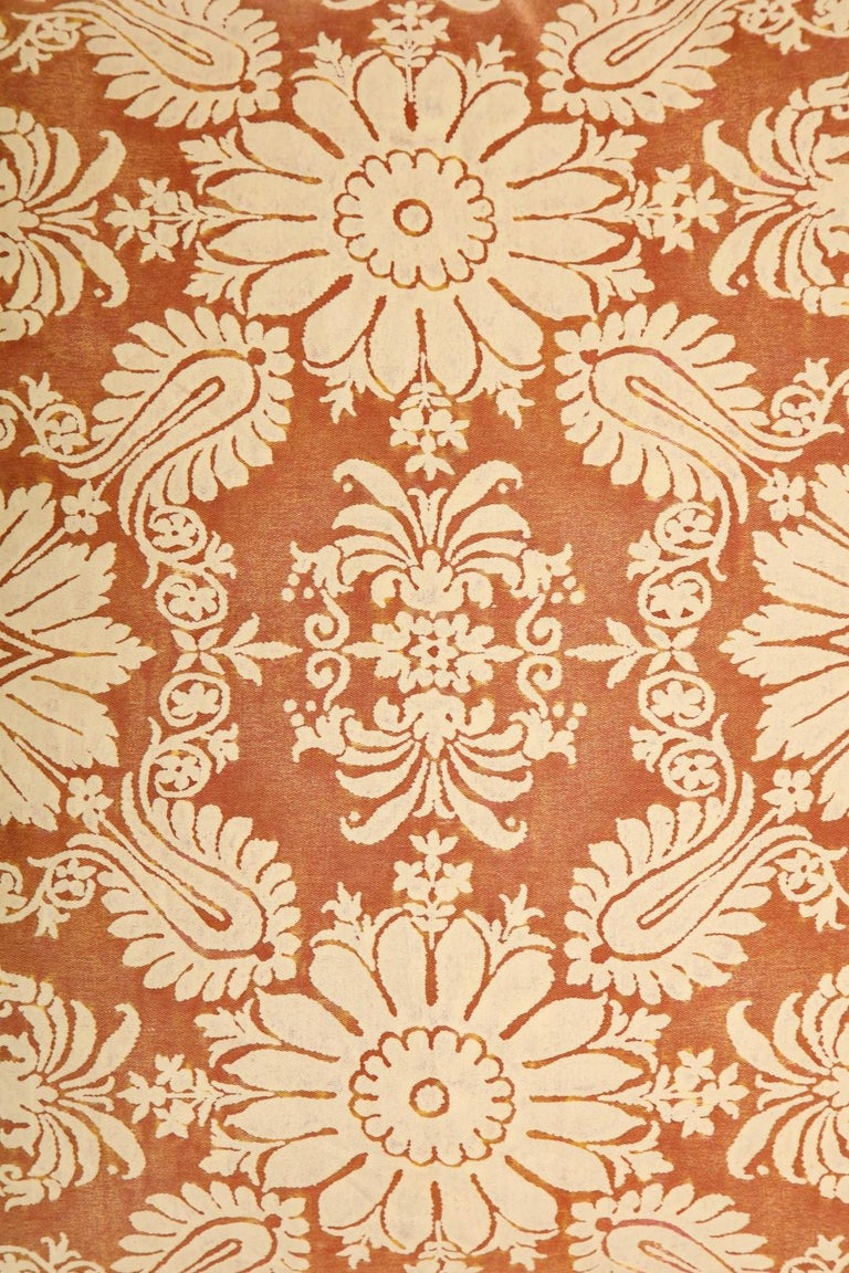 Pair of Fortuny Fabric Cushions in the Impero Pattern at 1stDibs