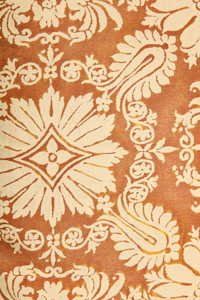 Pair of Fortuny Fabric Cushions in the Impero Pattern at 1stDibs