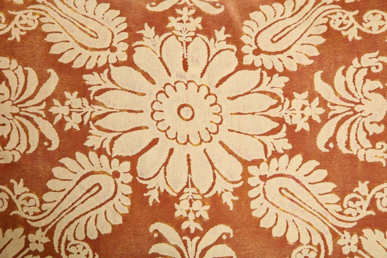 Pair of Fortuny Fabric Cushions in the Impero Pattern at 1stDibs