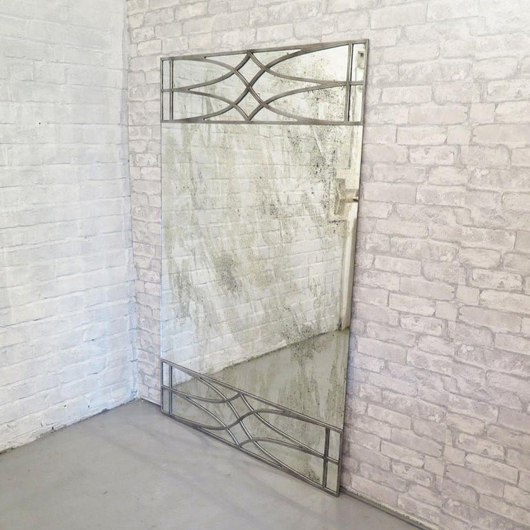 Pair of Contemporary Silvered Mirrors For Sale at 1stDibs