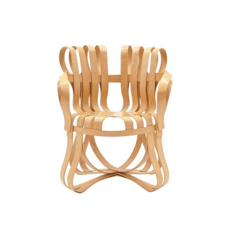 Pair of Frank Gehry for Knoll Cross Check Chairs at 1stDibs