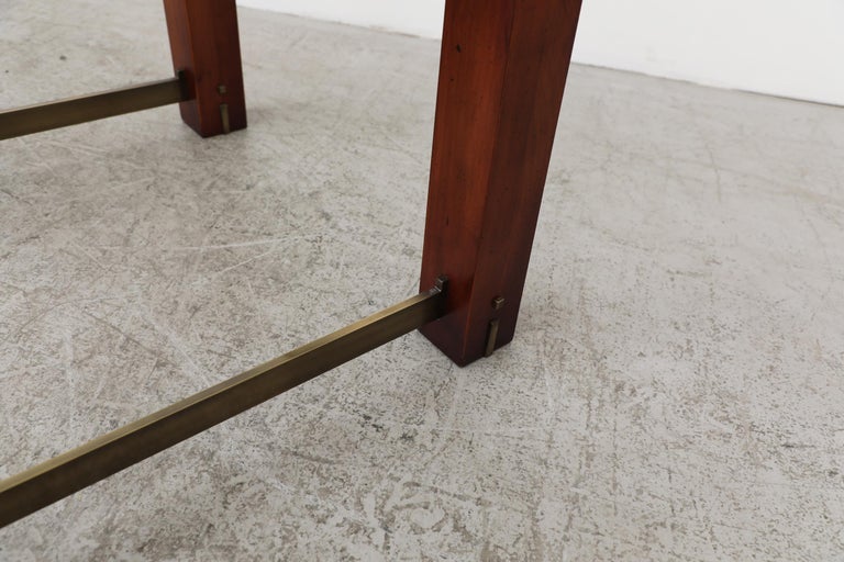 Pair of Frank Lloyd Wright Style Side Tables For Sale at 1stDibs