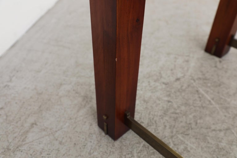 Pair of Frank Lloyd Wright Style Side Tables For Sale at 1stDibs