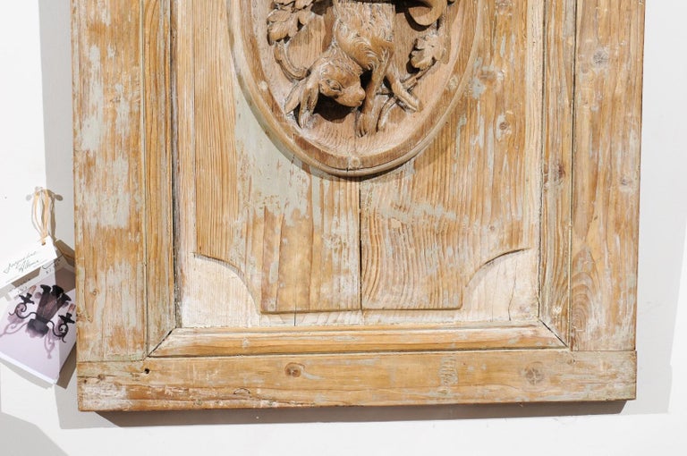 Pair of French 19th Century Carved Panels with Hunting Trophies in ...