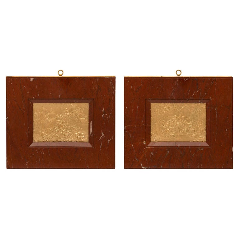 Pair of French 19th Century Louis XVI Style Belle Époque Period Wall ...