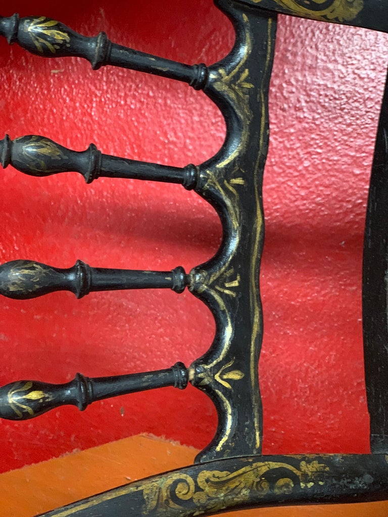 Pair of French 19th Century Napoleon III Cane Seat Chairs For Sale at ...