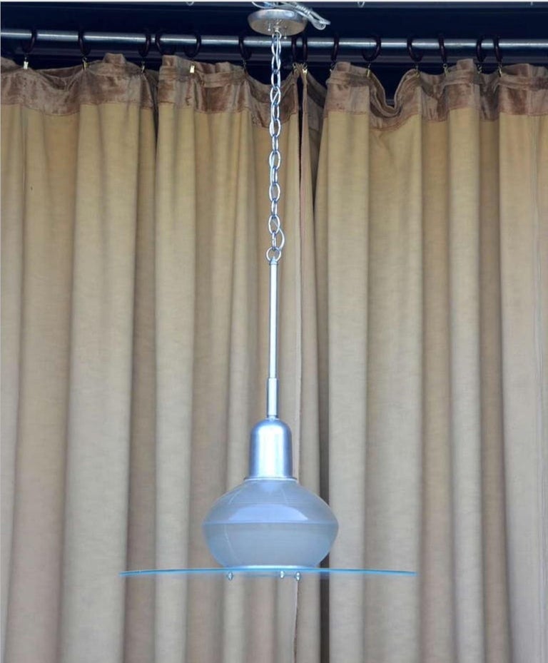 Pair of French Art Deco Hanging Lights For Sale at 1stDibs