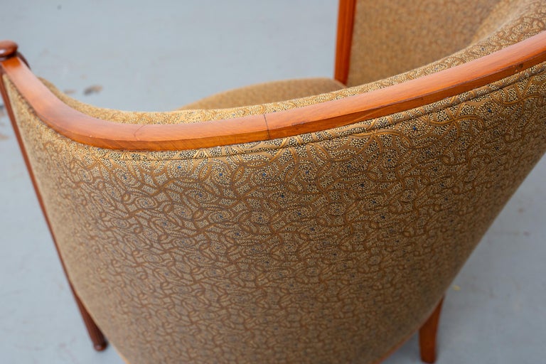 Pair of French Art Deco Tub Chairs at 1stDibs