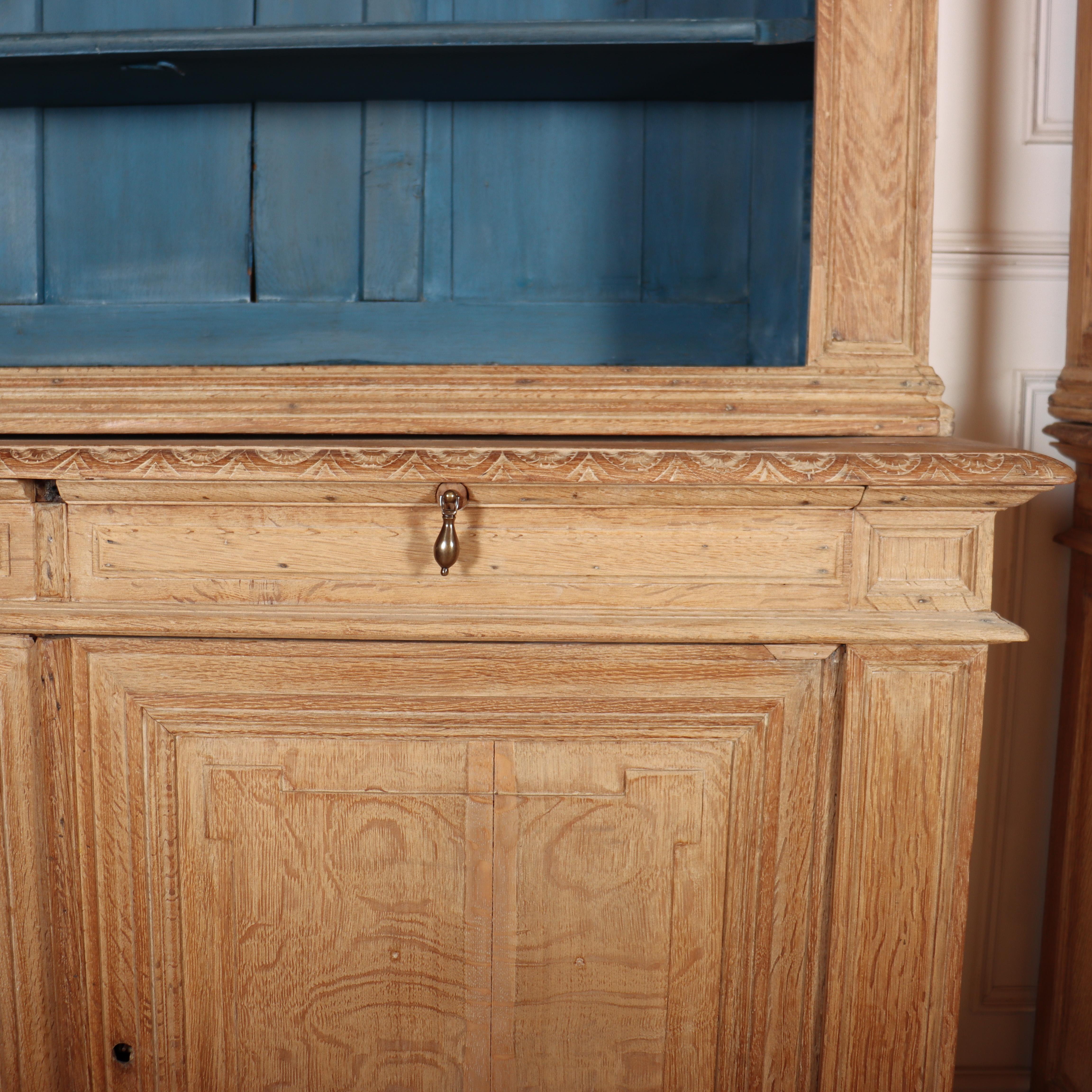 Pair of French Bleached Oak Bookcases For Sale at 1stDibs