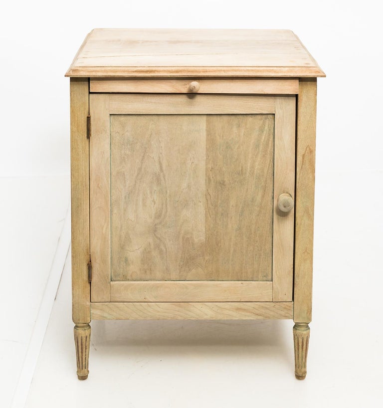 Pair of French Bleached Wood Side Tables, circa 1920s at 1stDibs