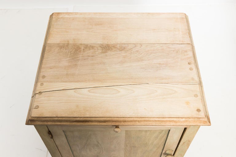 Pair of French Bleached Wood Side Tables, circa 1920s at 1stDibs