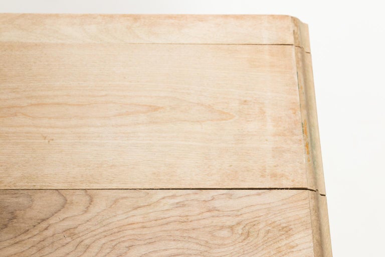 Pair of French Bleached Wood Side Tables, circa 1920s at 1stDibs