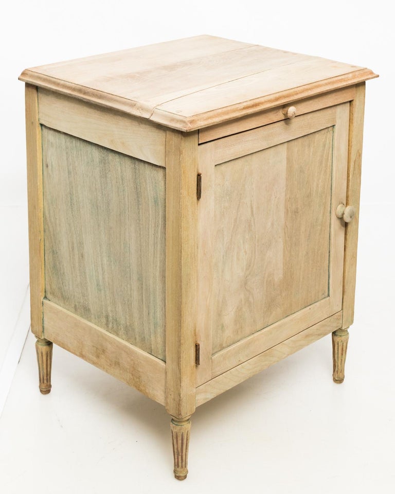 Pair of French Bleached Wood Side Tables, circa 1920s at 1stDibs