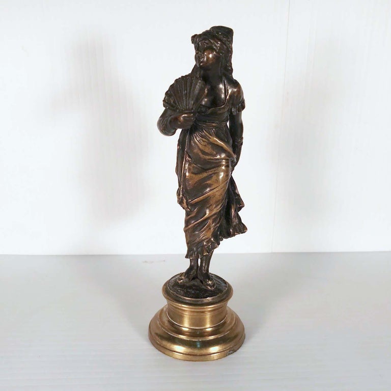 Pair of French Bronze Figures For Sale at 1stDibs