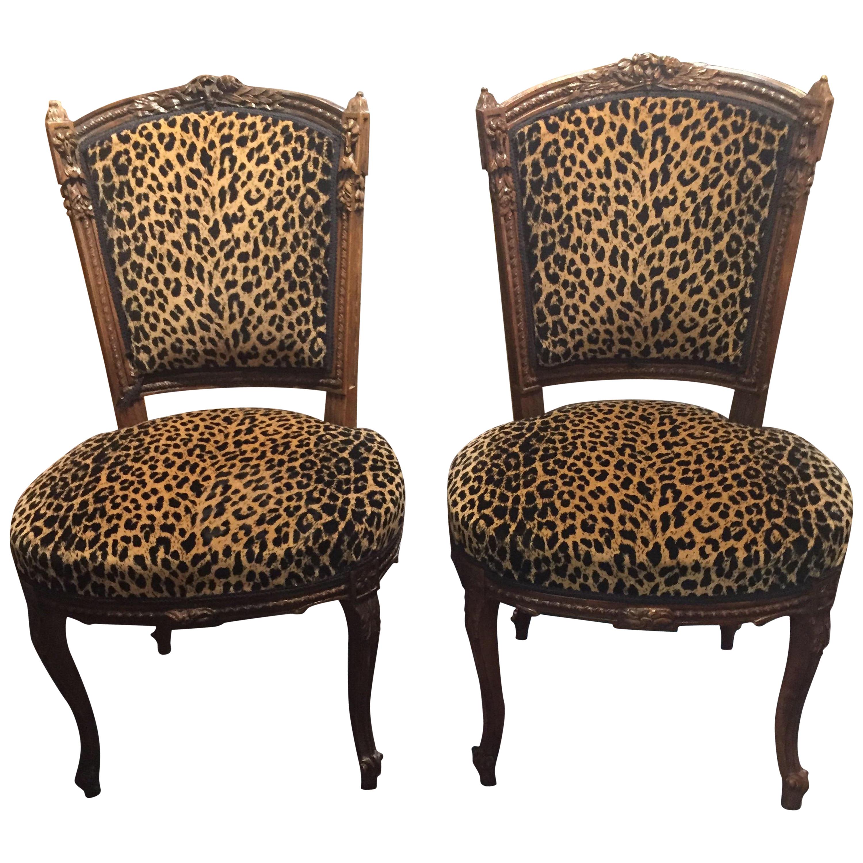 Leopard Chairs - 31 For Sale on 1stDibs