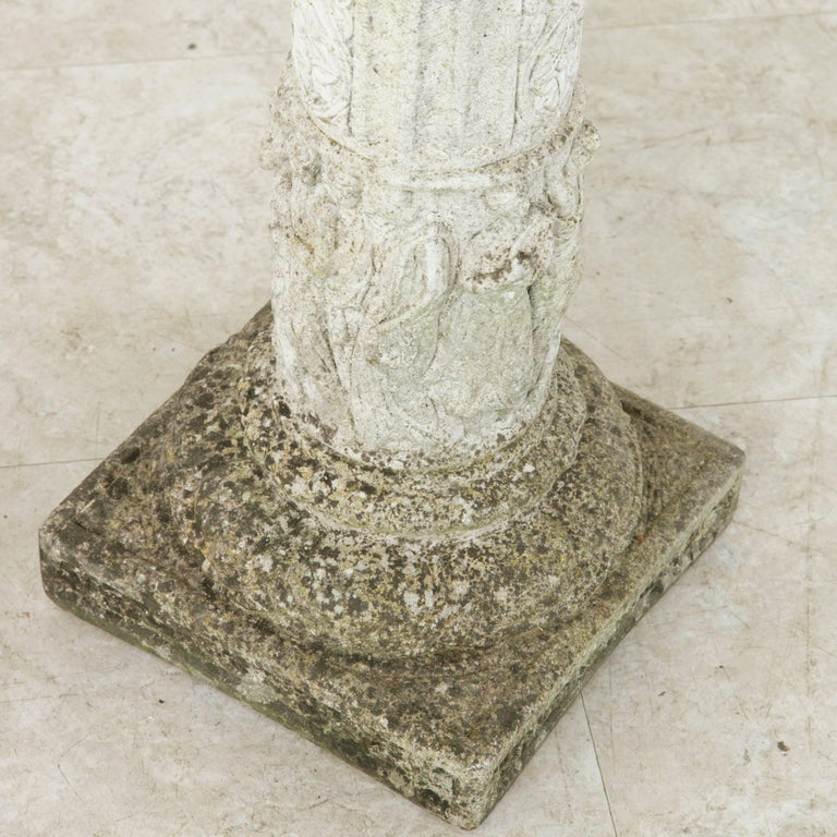 Pair of French Cast Stone Columns or Pillars from a Normandy Garden at ...