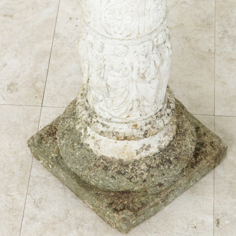 Pair of French Cast Stone Columns or Pillars from a Normandy Garden at ...