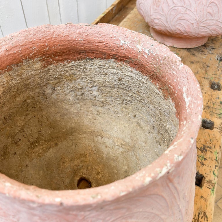 Pair of French Cement Garden Planter 1950 For Sale at 1stDibs