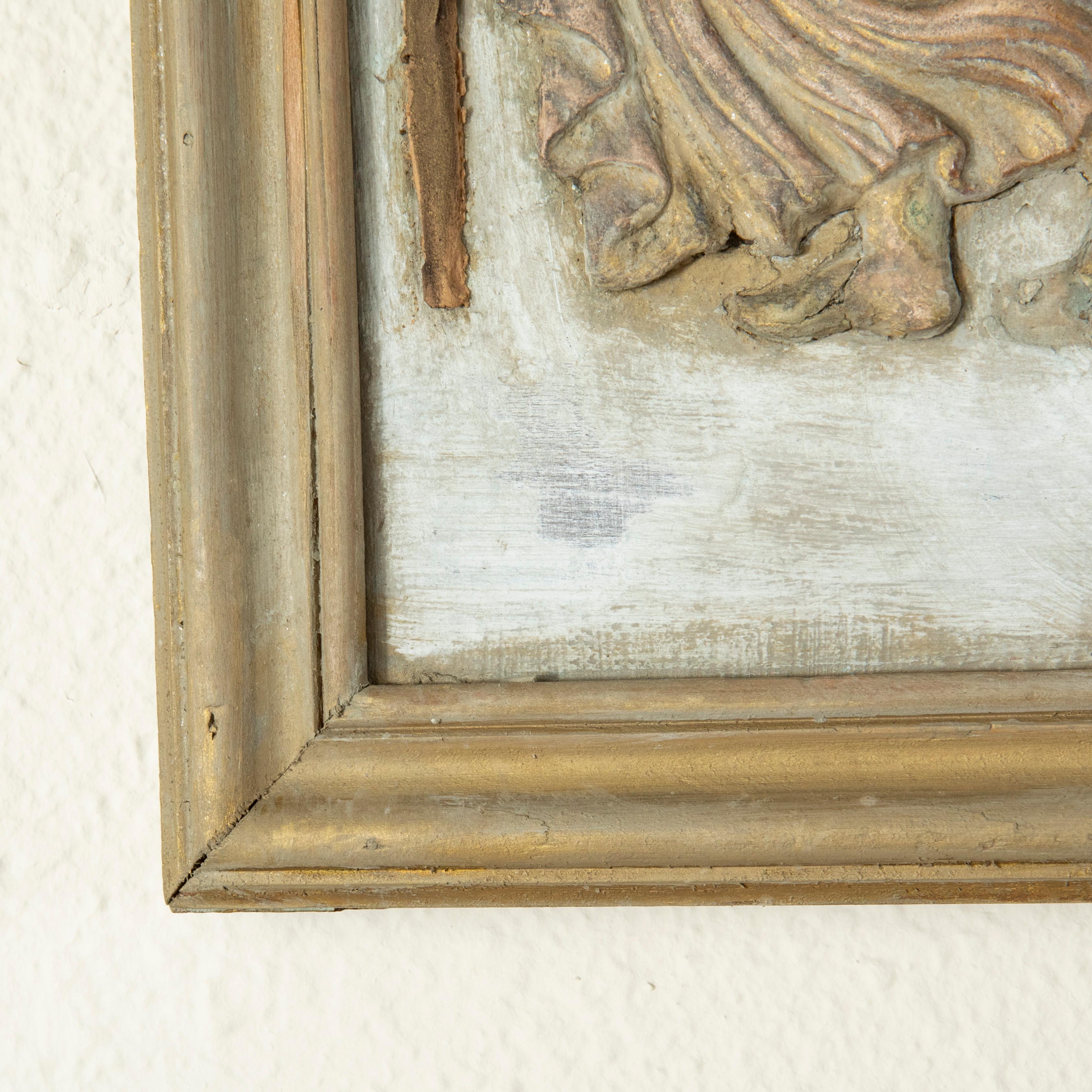 Pair of French Directoire Period Stucco Boiserie Panels For Sale at 1stDibs