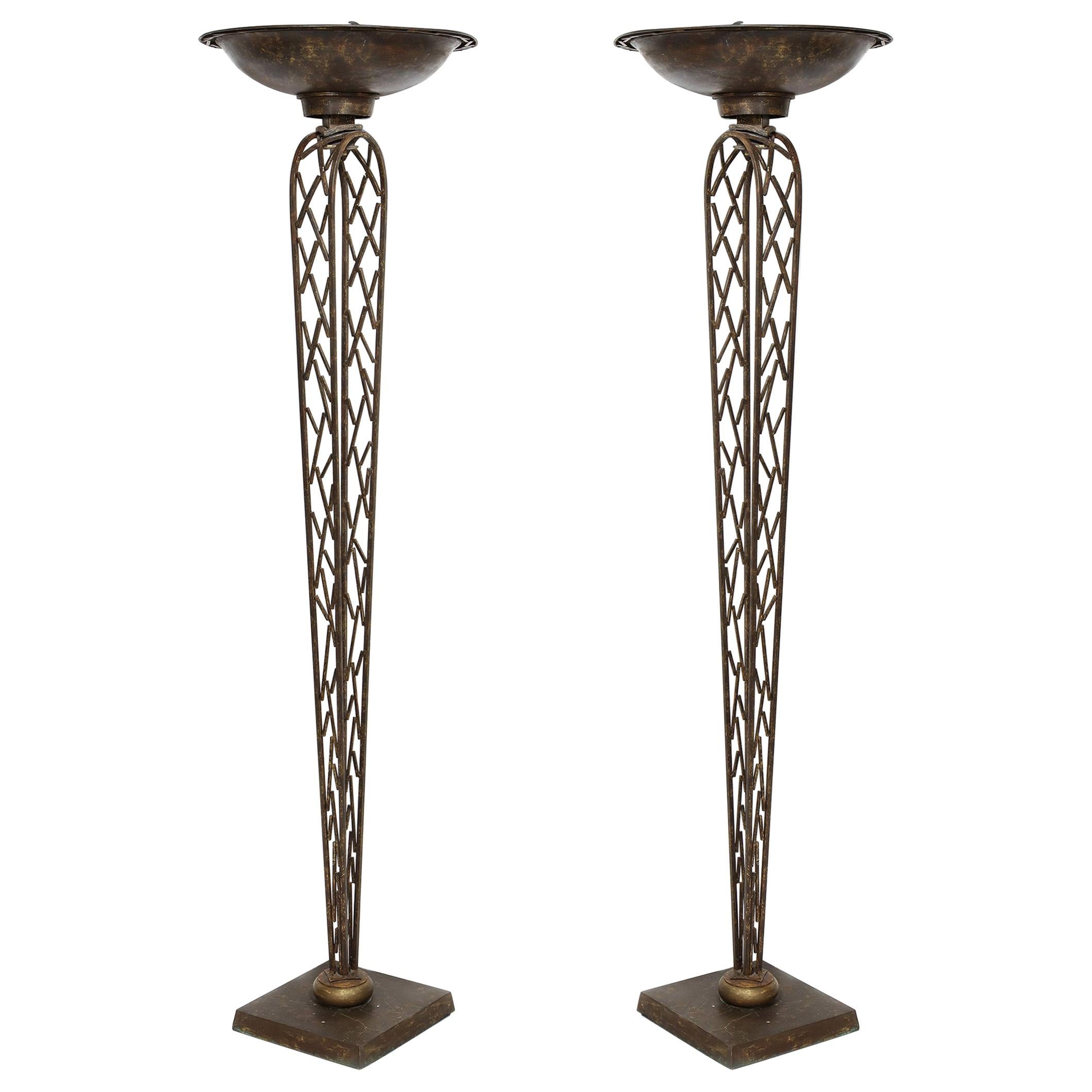 Antique Baroque Iron Torchière For Sale at 1stDibs