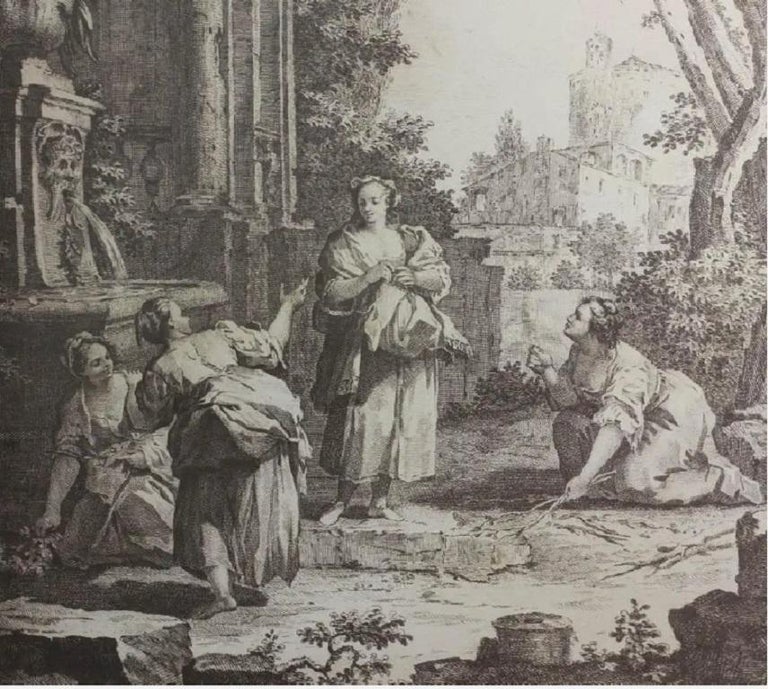 Pair of French Grisaille ‘Papiers Peints’ Panels at 1stDibs