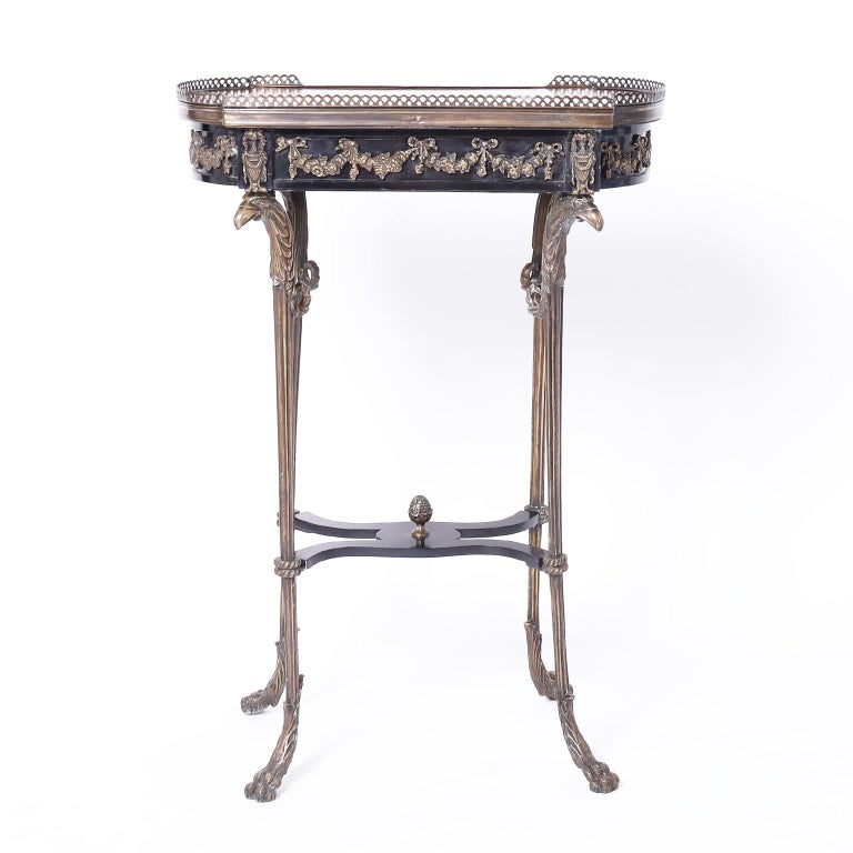 Pair of French Inlaid Tables or Stands For Sale at 1stDibs