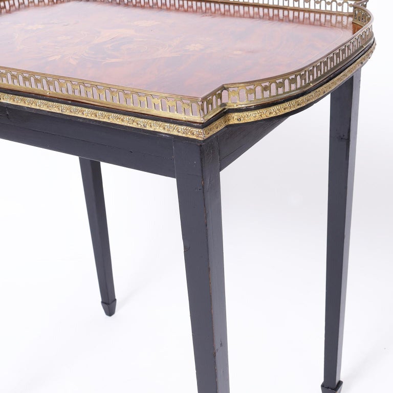 Pair of French Inlaid Tables or Stands For Sale at 1stDibs