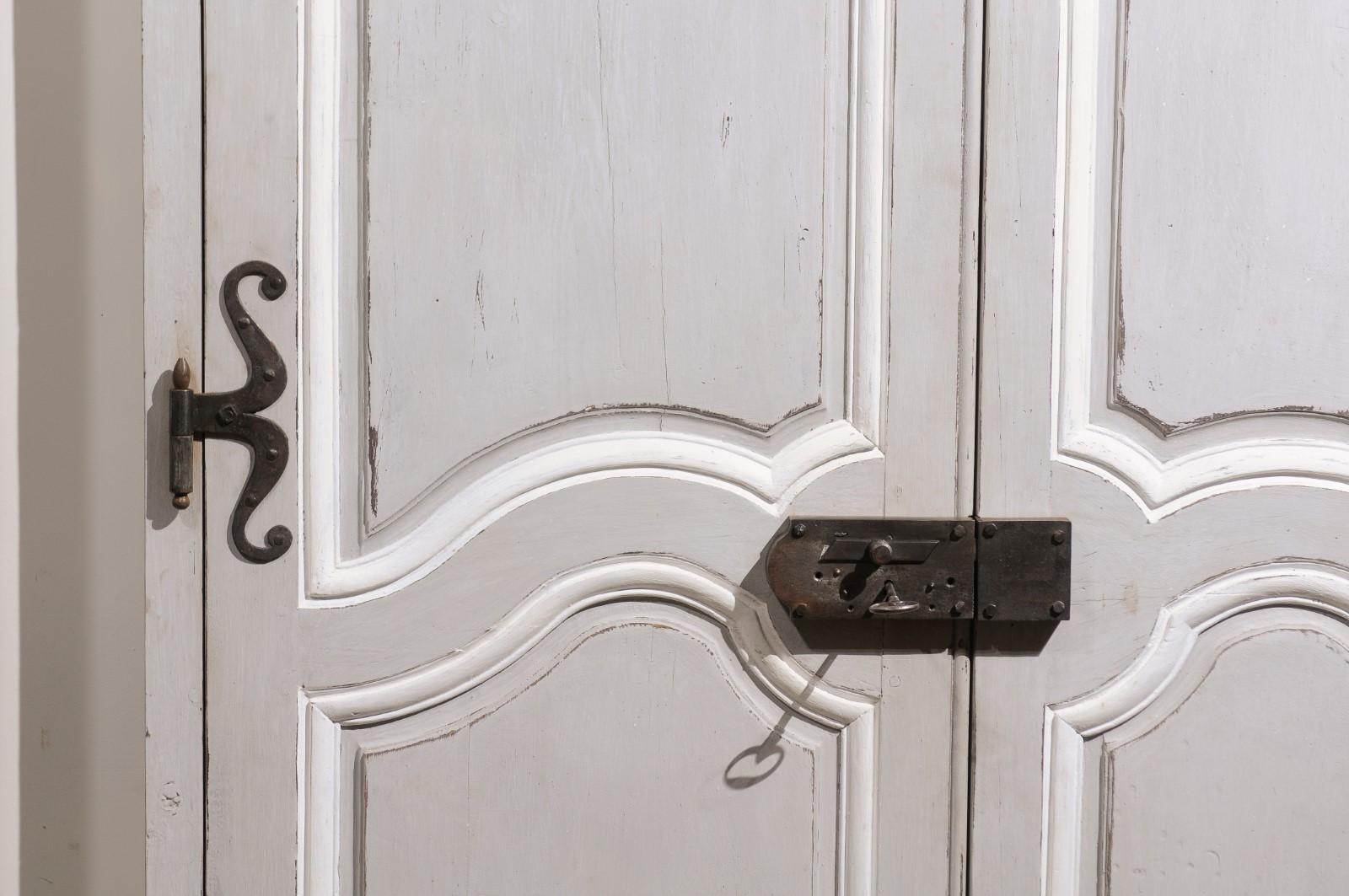 Pair of French Louis XV 1760s Painted Wood Communication Doors from ...
