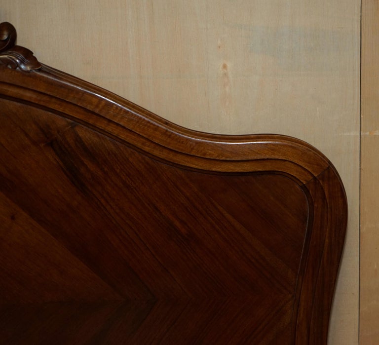 Pair of French Louis XV Napoleon III Ornately Carved Bed Stead Frames ...