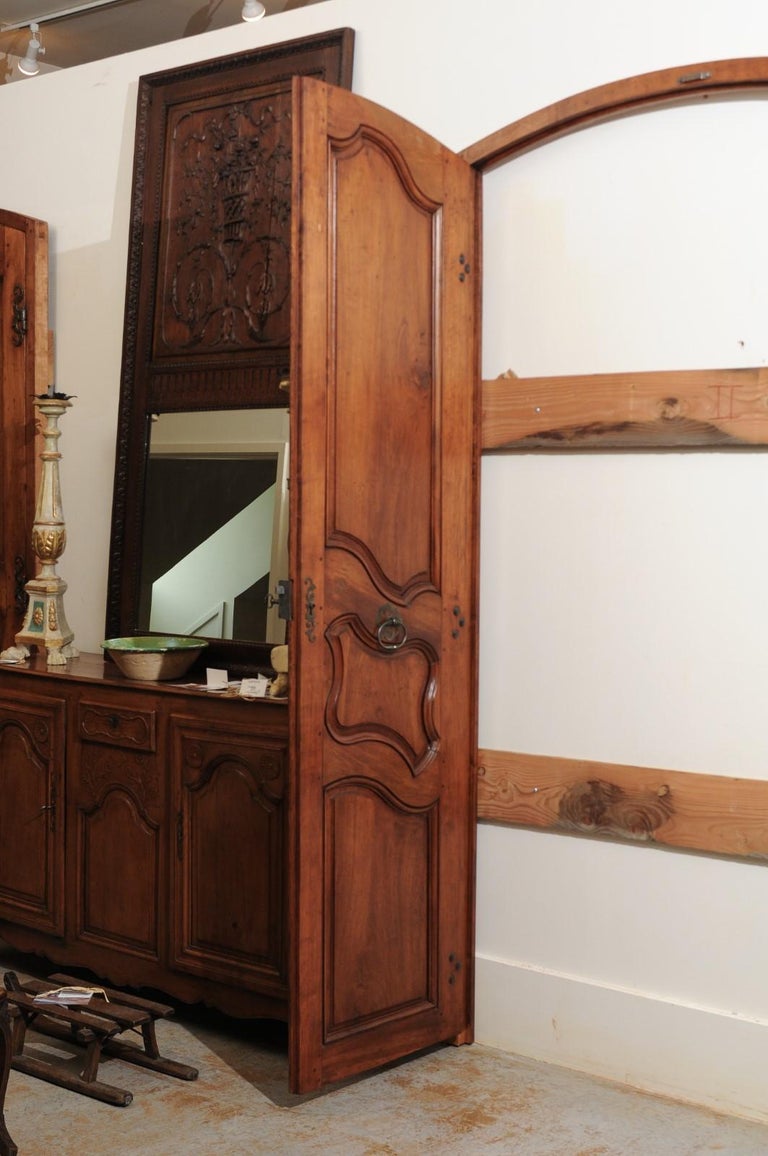 Pair of French Louis XV Style 19th Century Doors in Alder Wood with ...