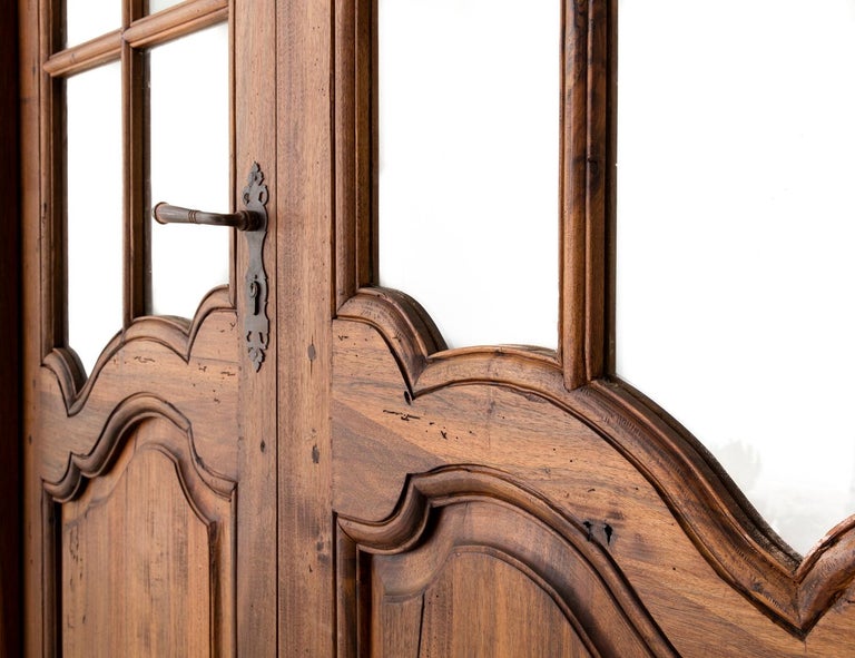Pair of French Louis XV Style Walnut Entry Doors at 1stDibs | walnut ...