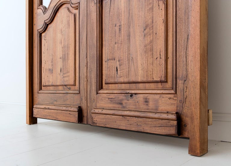 Pair of French Louis XV Style Walnut Entry Doors at 1stDibs | walnut ...