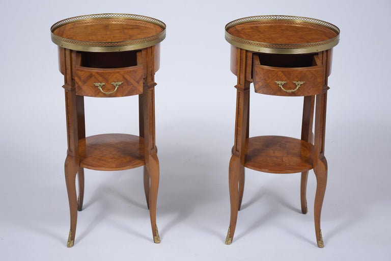 Pair of French Louis XVI Side Tables at 1stDibs
