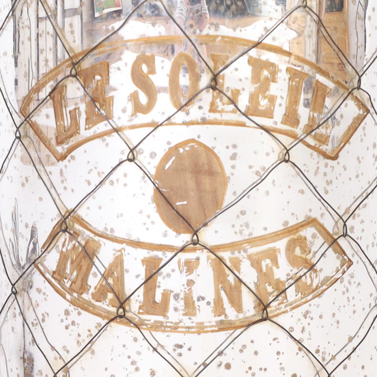 Pair Of French Mercury Glass Table Lamps For Sale At 1stdibs
