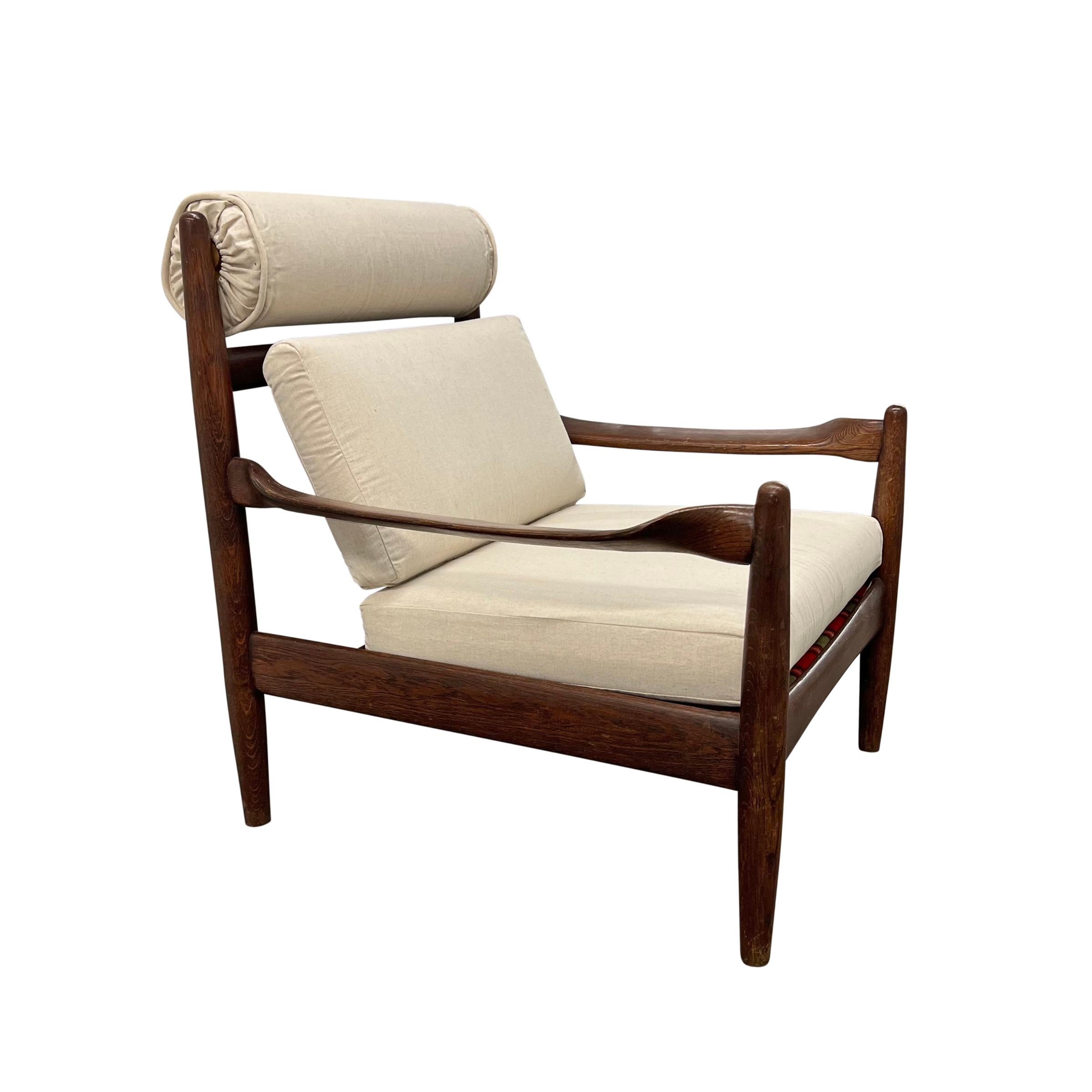Pair of French Modern Bentwood Lounge Chairs at 1stDibs