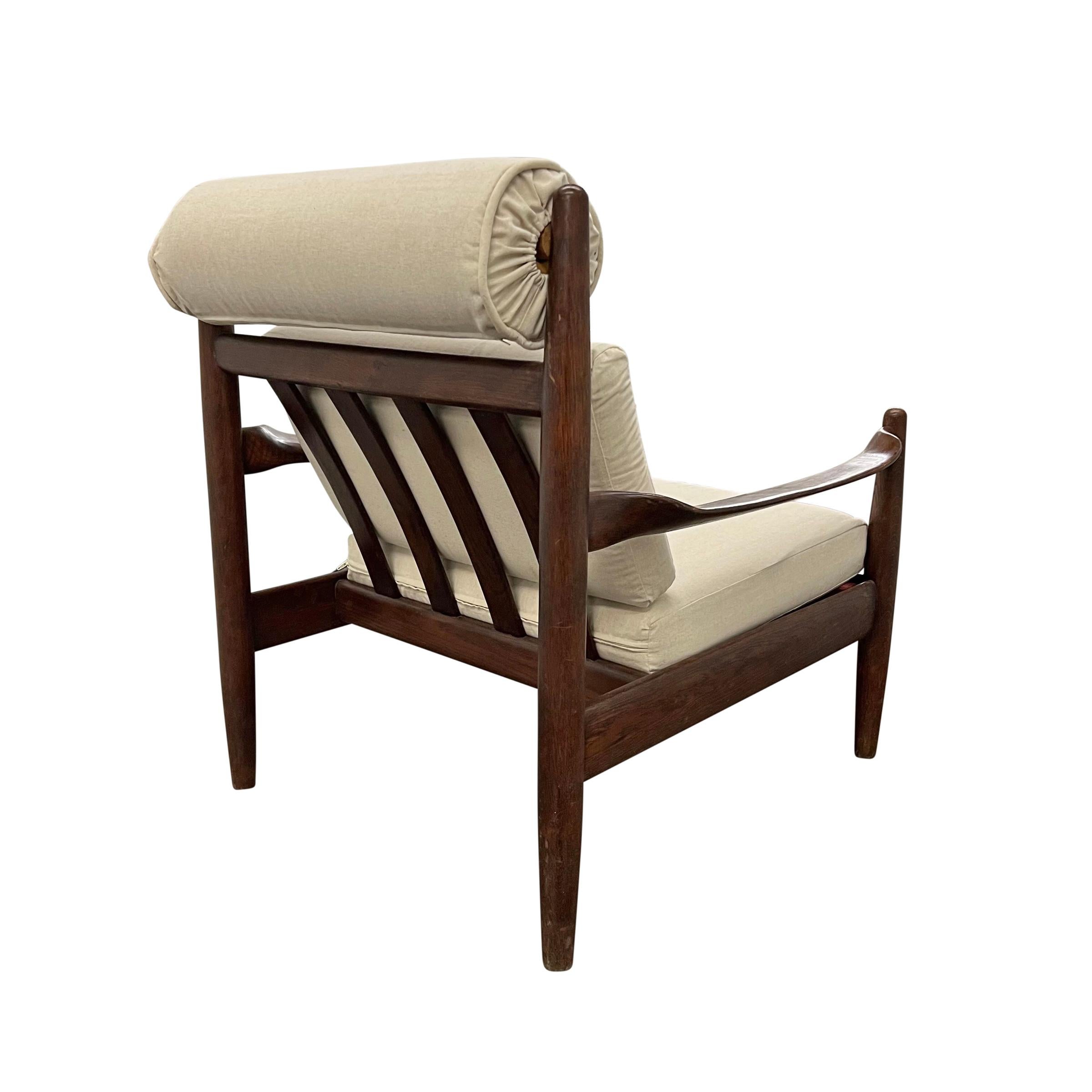 Pair of French Modern Bentwood Lounge Chairs at 1stDibs
