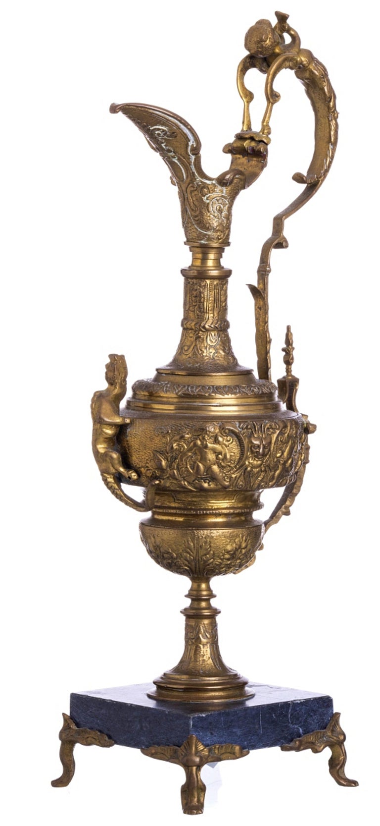 Pair of French Mugs Bronze 20th Century For Sale at 1stDibs