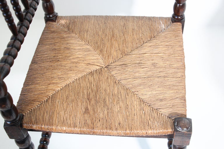Pair of French Provincial Corner Chairs at 1stDibs