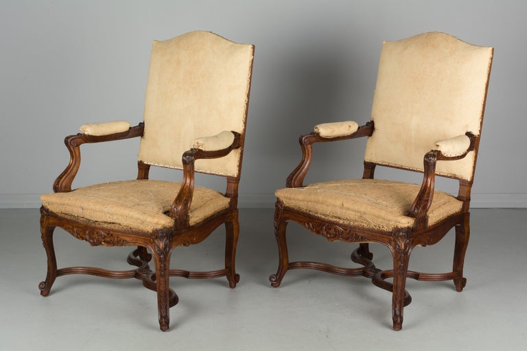 Pair of French Regency Style Fauteuils or Armchairs at 1stDibs | french ...