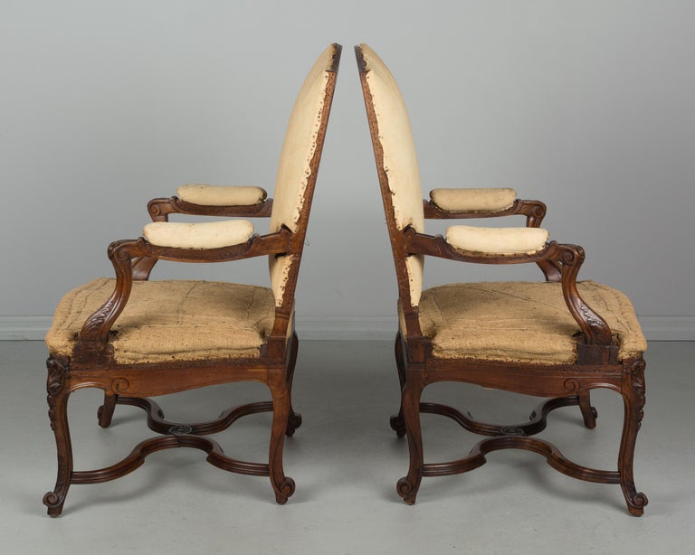 Pair of French Regency Style Fauteuils or Armchairs at 1stDibs | french ...