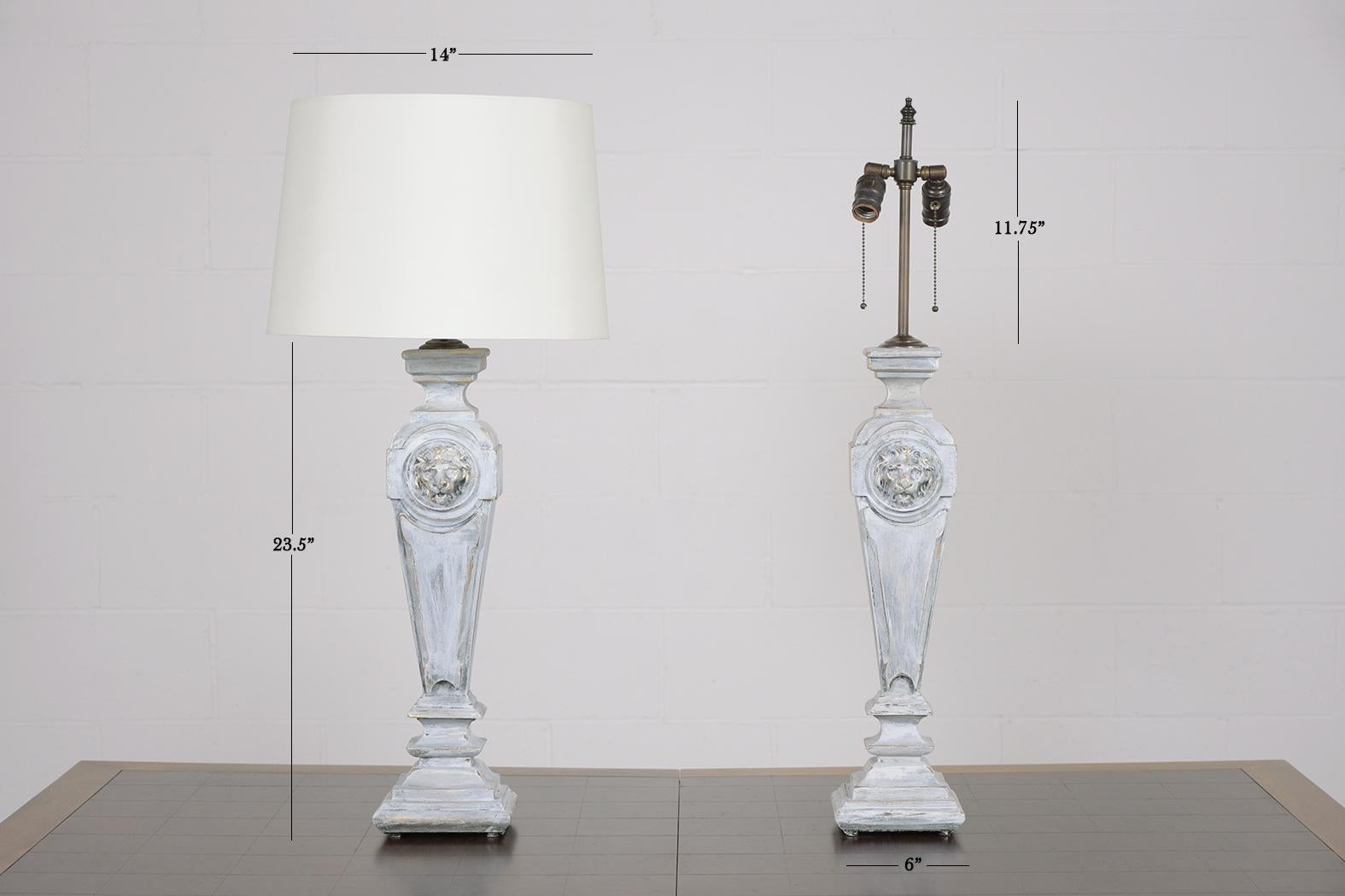 Pair of Renaissance Table Lamps For Sale at 1stDibs