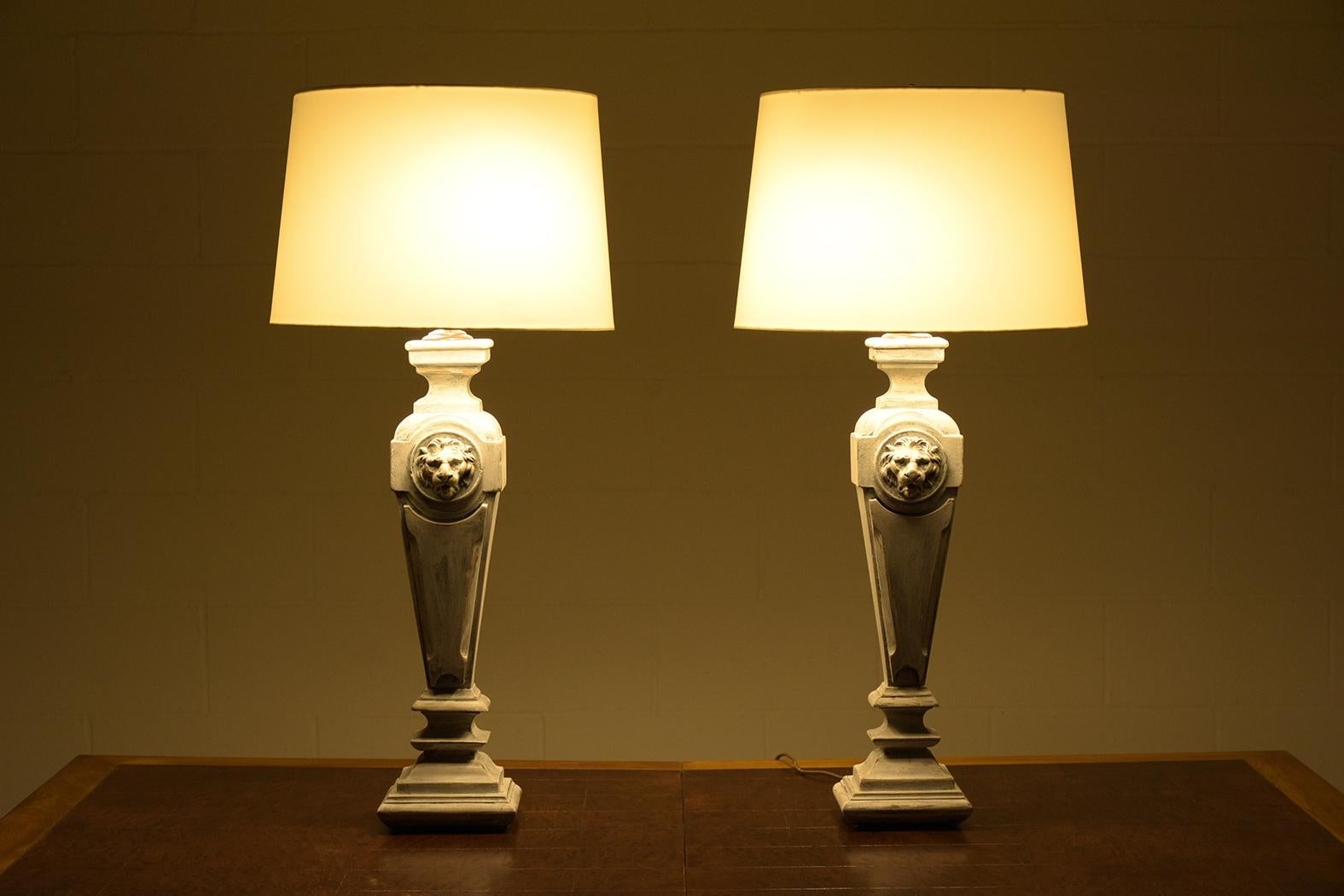 Pair of Renaissance Table Lamps For Sale at 1stDibs