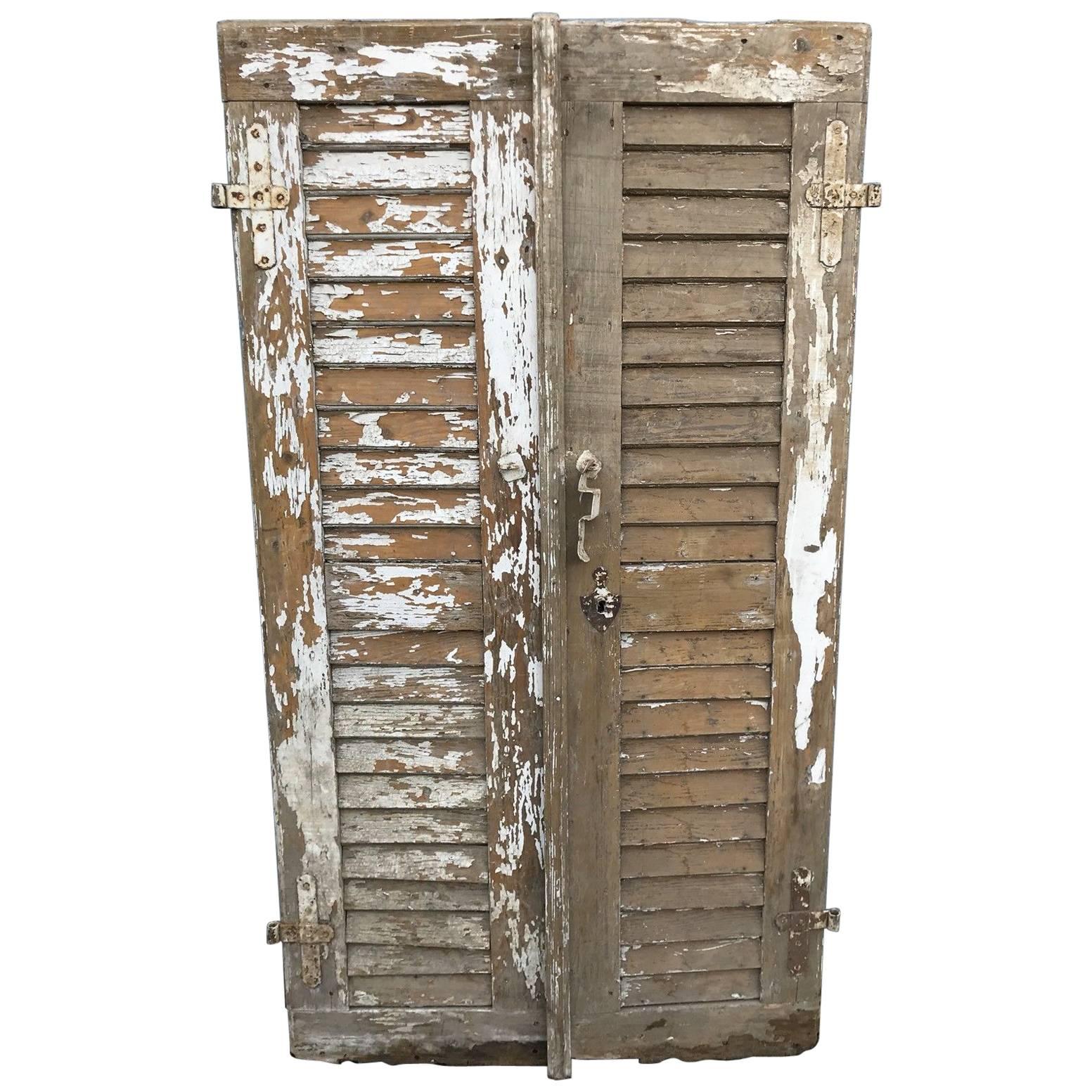 Antique Vintage Shutters - 4 For Sale on 1stDibs